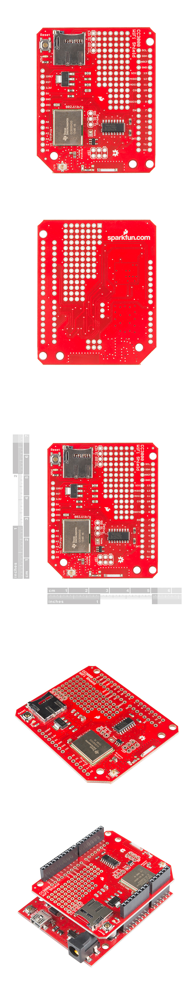 SparkFun WiFi Shield - CC3000 [DEV-12071] / 디바이스마트