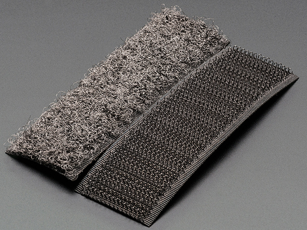 Conductive Hook & Loop Tape (Velcro) - 3' long [ada-1324] / 디바이스마트