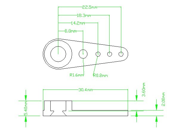 FEETECH Metal Servo Arm Horn Spline 25T 3CM [FK-AP-2] / 디바이스마트