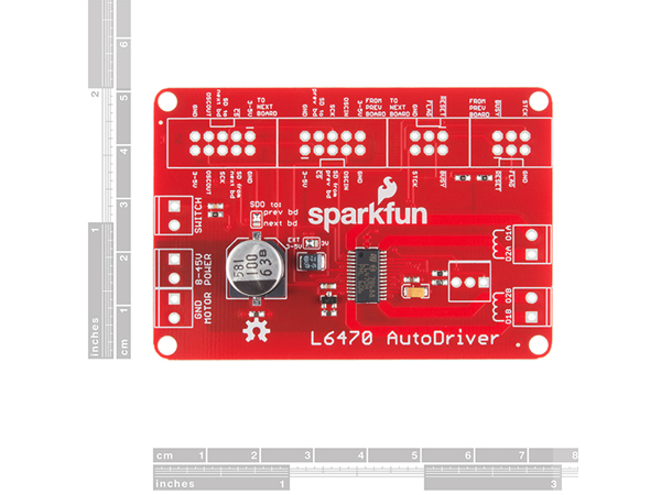 L6470 스테핑모터 드라이버 SparkFun AutoDriver - Stepper Motor Driver (v13) [BOB-13752] / 디바이스마트