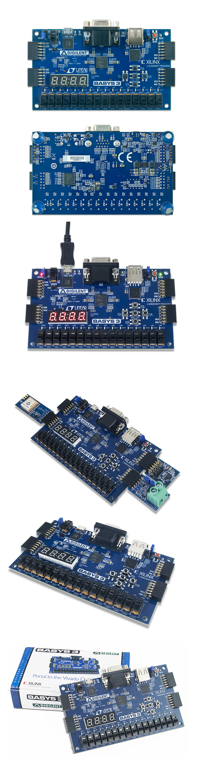 Basys 3 Artix-7 FPGA Trainer Board 410-183 / 디바이스마트
