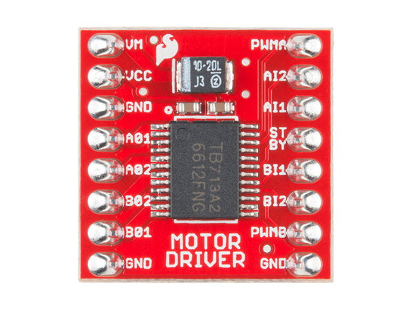 스파크펀 TB6612 듀얼 모터 드라이버 SparkFun Motor Driver - Dual TB6612FNG (with ...
