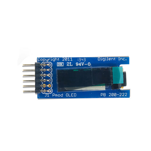 Pmod OLED: 128 x 32 Pixel Monochromatic OLED Display 410-222 / 디바이스마트