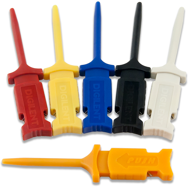 Mini Grabber Test Clips (6-pack) for use with Analog Discovery Flywires ...
