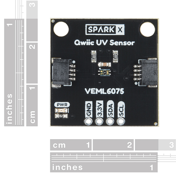 스파크펀 자외선 센서 UV Sensor (Qwiic) - VEML6075 [SPX-14748] / 디바이스마트