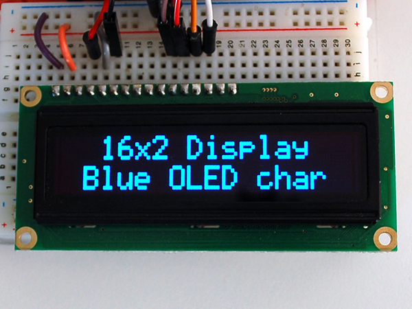 Blue Character OLED 16x2 [ada-823] / 디바이스마트