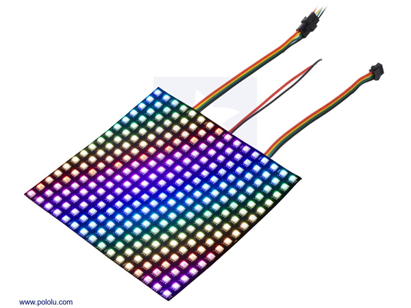 Addressable RGB 16x16-LED Flexible Panel, 5V, 10mm Grid (APA102C) / 디바이스마트