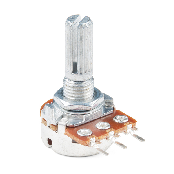 스파크펀 로터리 포텐쇼미터 Rotary Potentiometer 100k Ohm Logarithmic Panel Mount Com 14624 디바이스마트