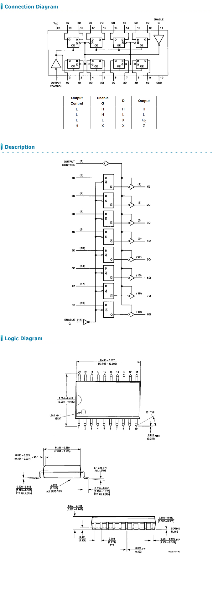 74LS373(SOIC-20) / 디바이스마트