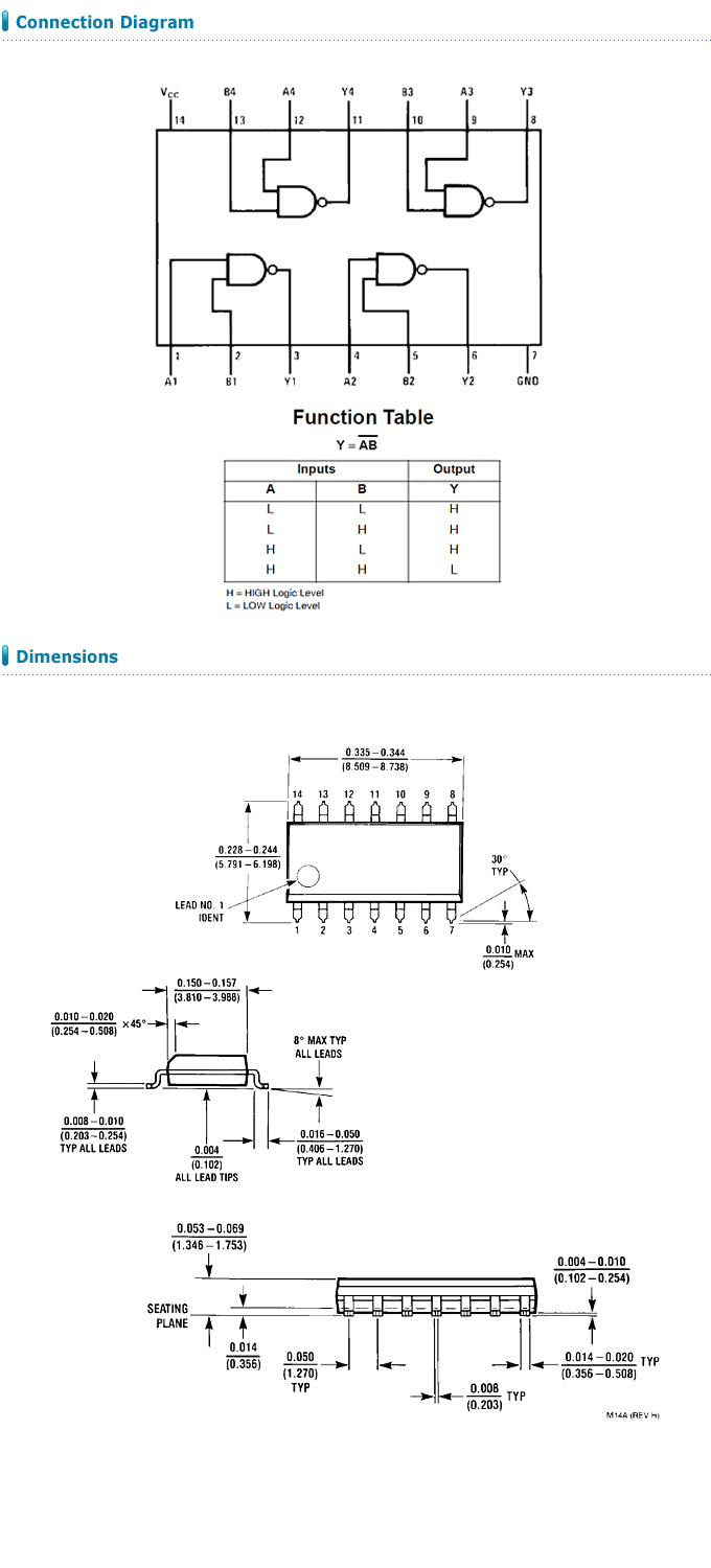 74LS38(SOIC-14) / 디바이스마트