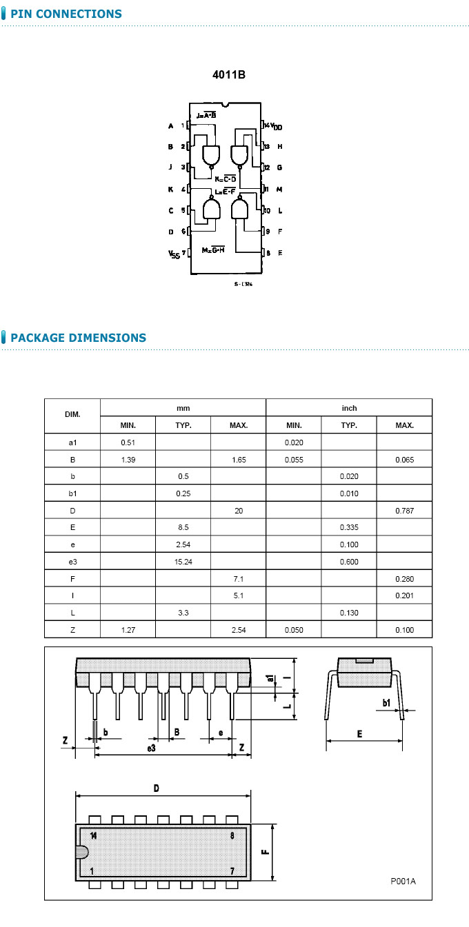 HCF4011BE / 디바이스마트