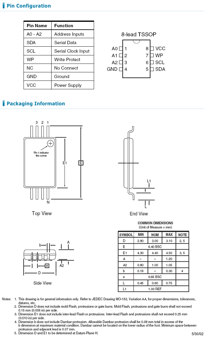 AT24C04-10TU-2.7 / 디바이스마트