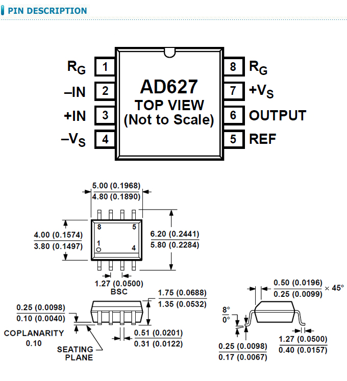 AD627BRZ / 디바이스마트