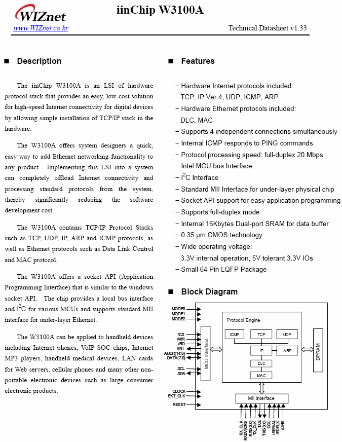 W3100A-LF / 디바이스마트