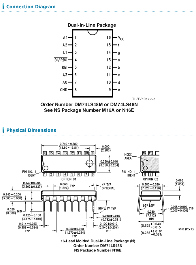 74LS48(DIP) / 디바이스마트