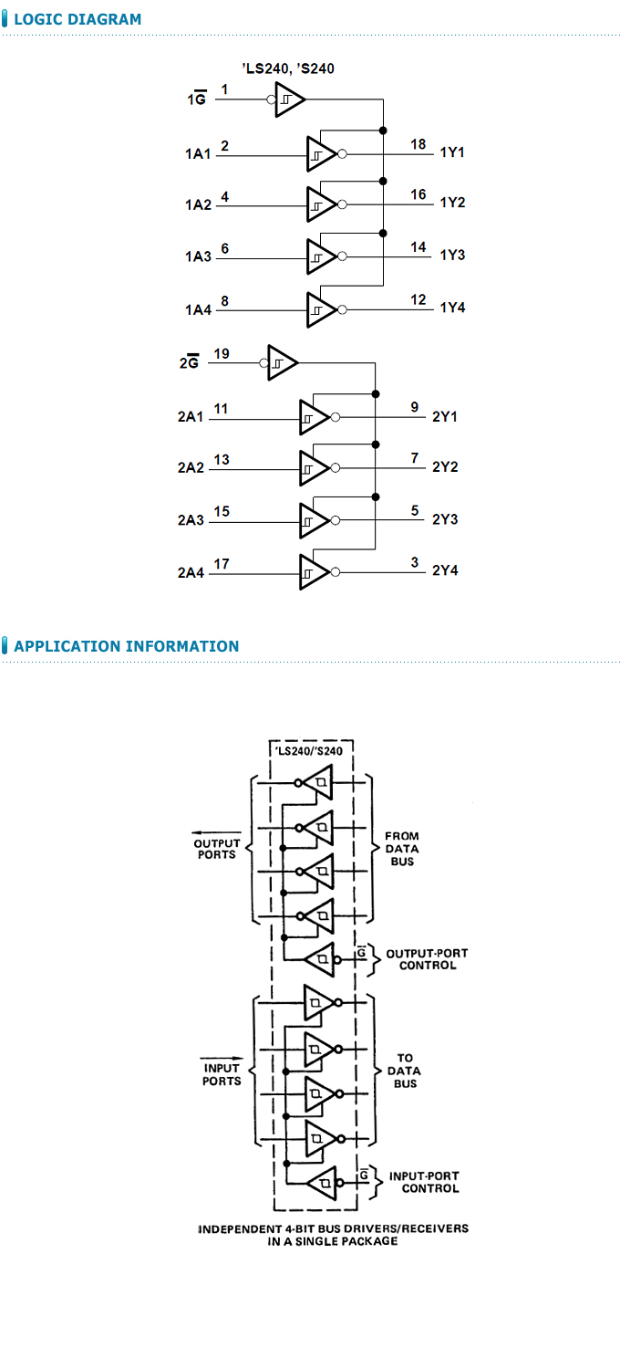 74LS240N(DIP) / 디바이스마트