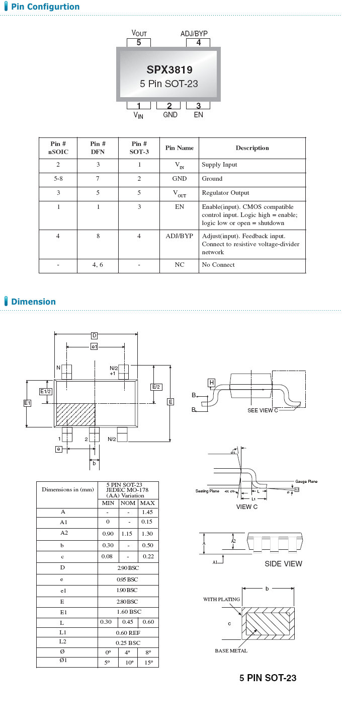 SPX3819M5-L-3.3 / 디바이스마트