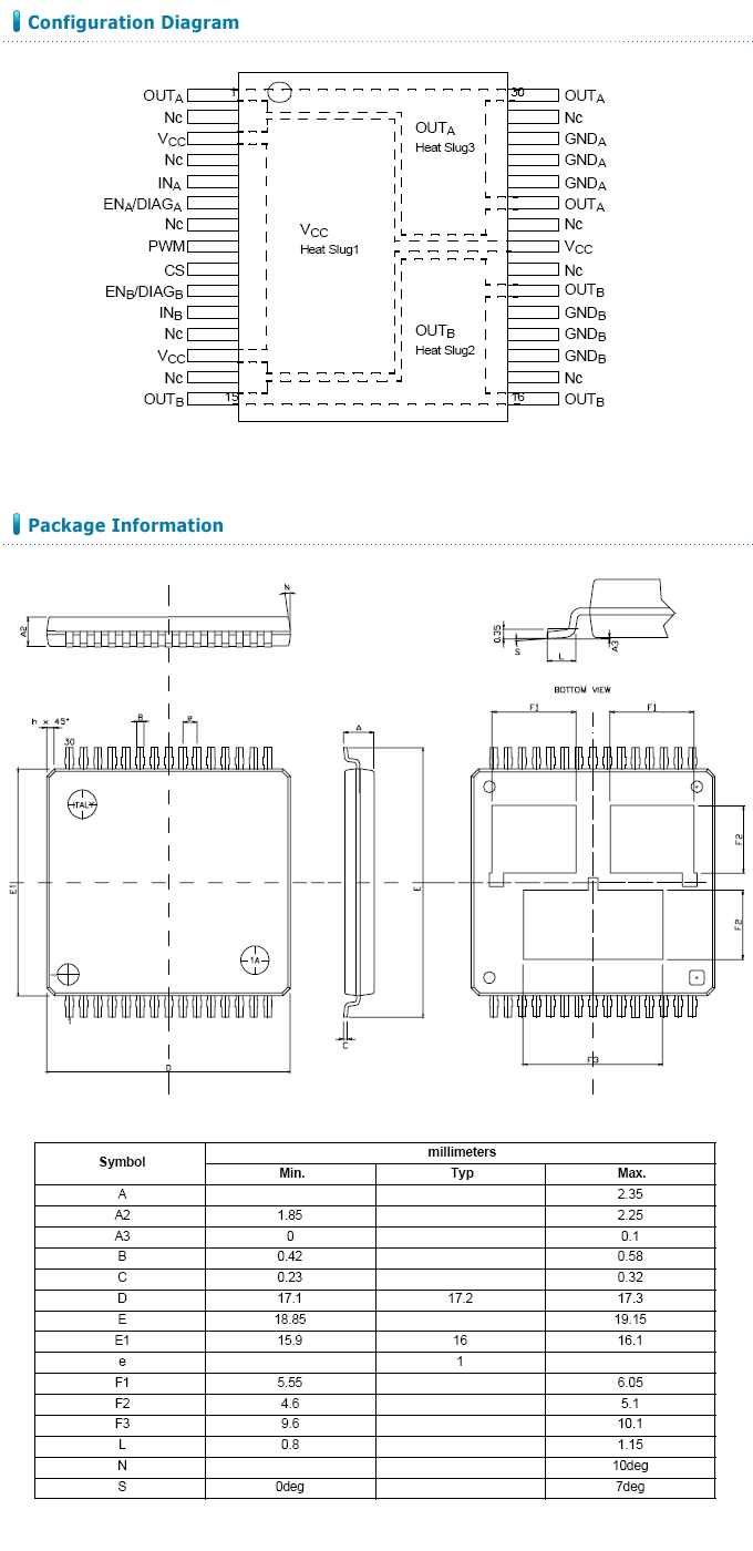 VNH2SP30 / 디바이스마트