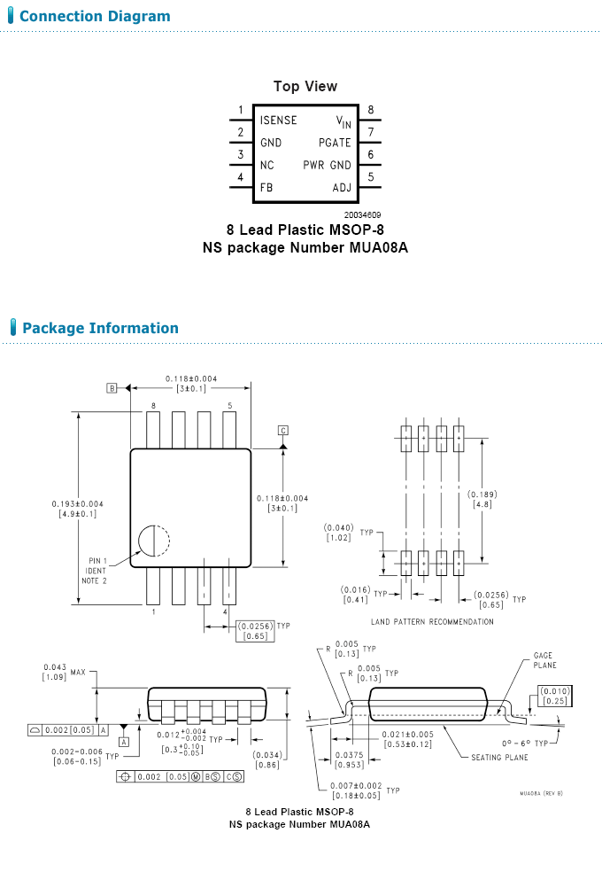 LM3485MM(MSOP-8) / 디바이스마트