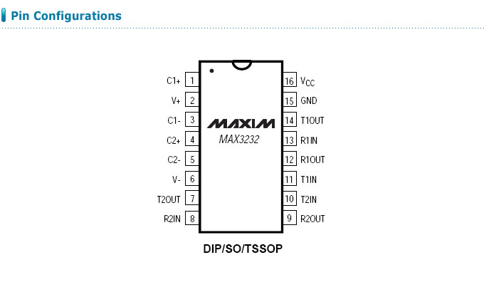 MAX3232CPE / 디바이스마트