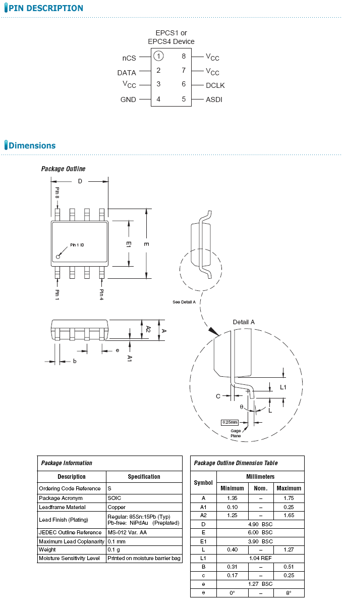 EPCS4SI8N / 디바이스마트