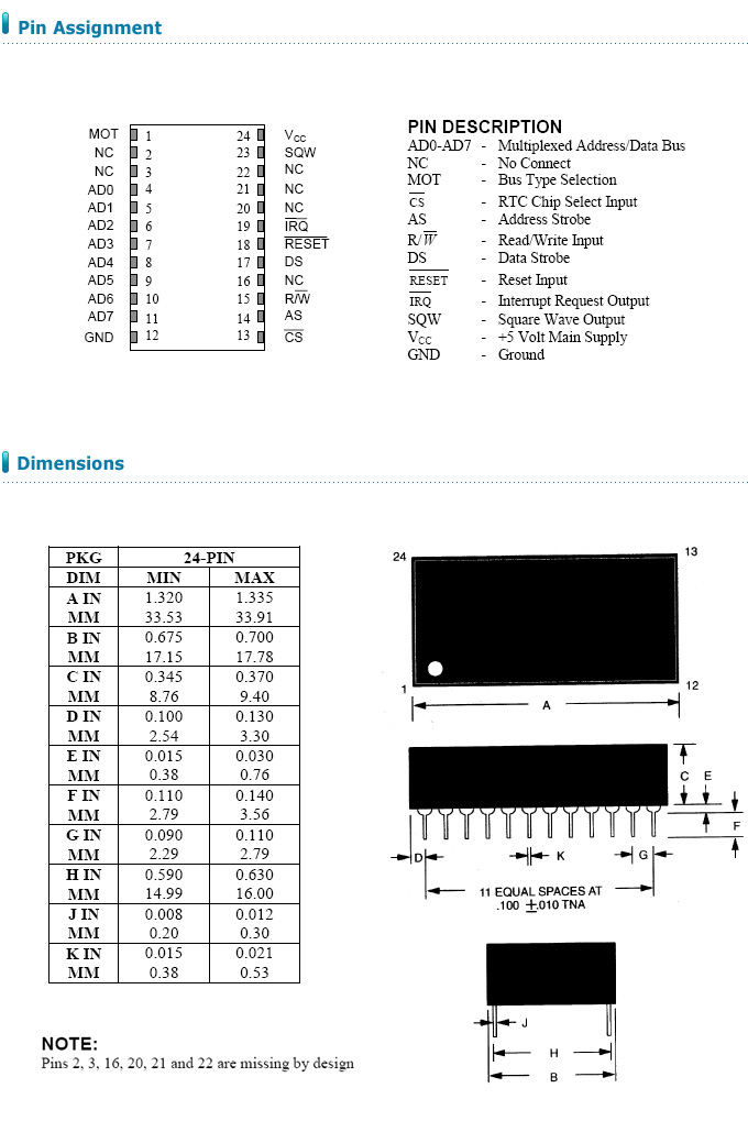 DS12C887 / 디바이스마트