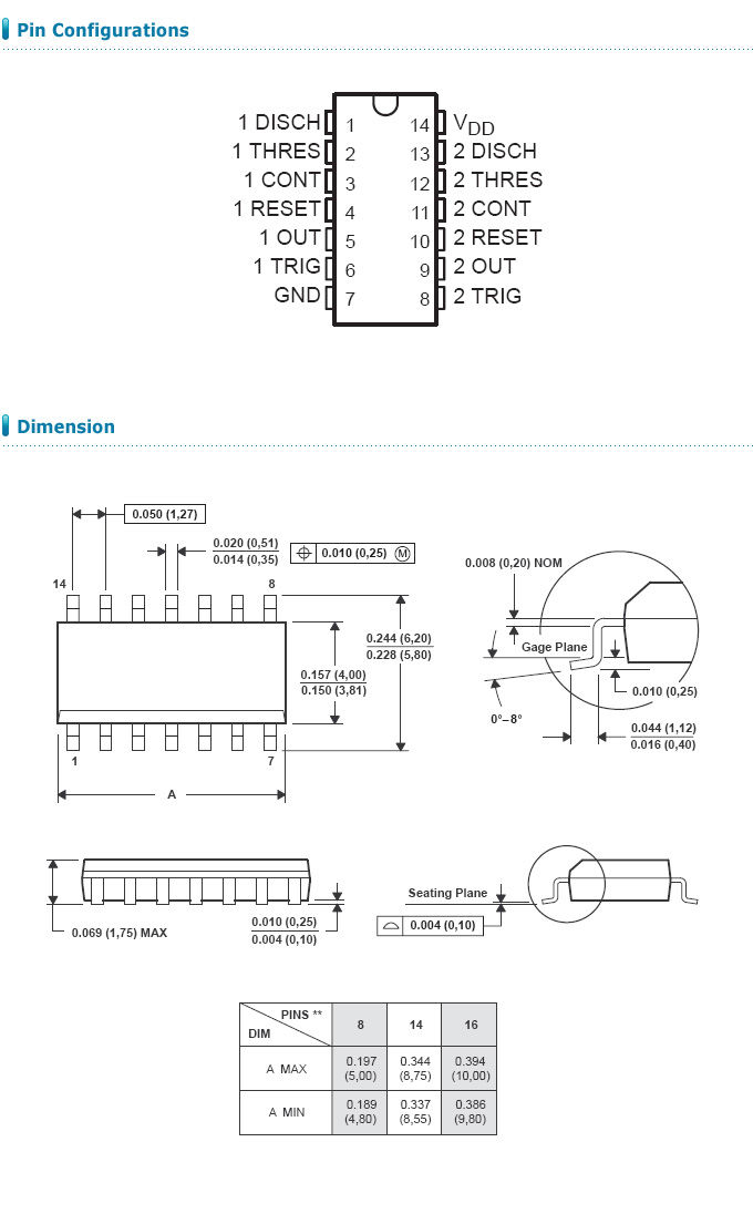 TLC556CDR / 디바이스마트