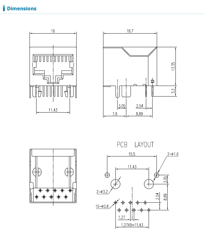 0635S-8P8C (RJ45-8P) 메탈 짧은 타입 / 디바이스마트
