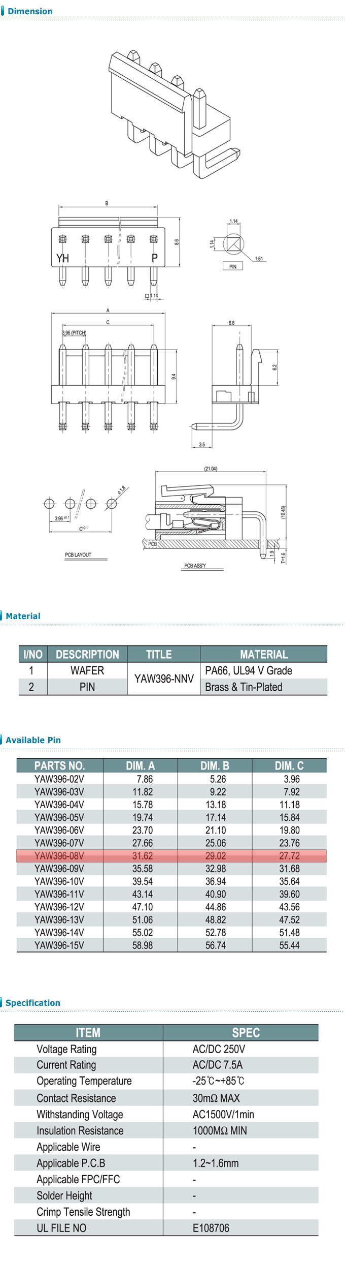 YAW396-08V / 디바이스마트