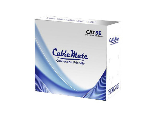 [CableMate] 케이블메이트 CAT.5E UTP 랜케이블 100M [1롤/박스] 그레이 / 디바이스마트