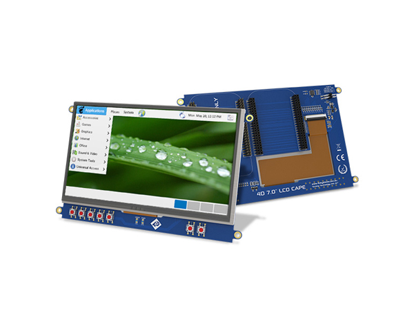 7인치 비글본 블랙용 터치 LCD 디스플레이 4DCAPE-70T(7 inch LCD Cape for BeagleBone ...