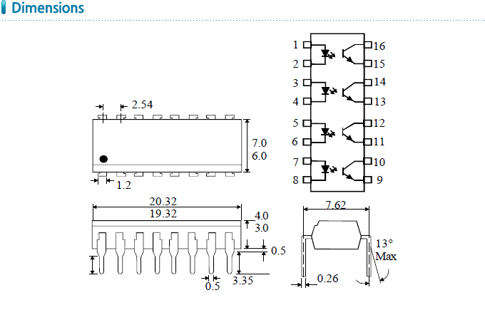 TLP521-4(SMD) / 디바이스마트