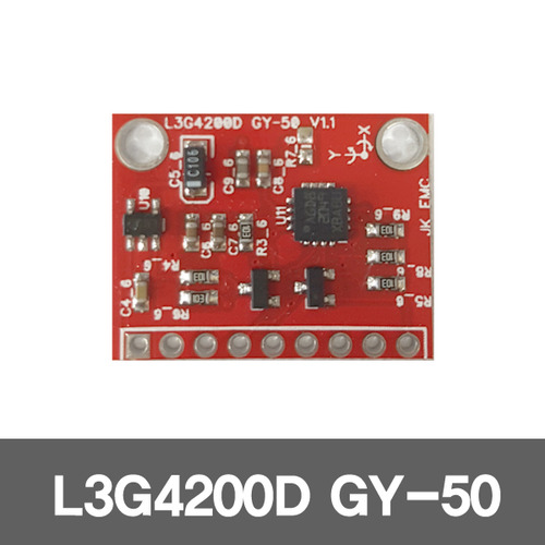 L3G4200D 3축 Gyro 자이로 GY-50 센서 3.3/5V IIC 레벨쉬프터 내장형 / 디바이스마트