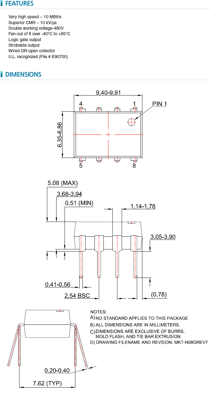 HCPL2601 / 디바이스마트