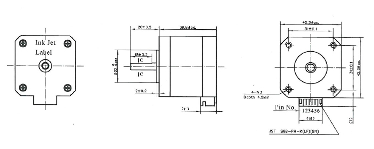 스태핑모터(17HD2071-01N) / 디바이스마트