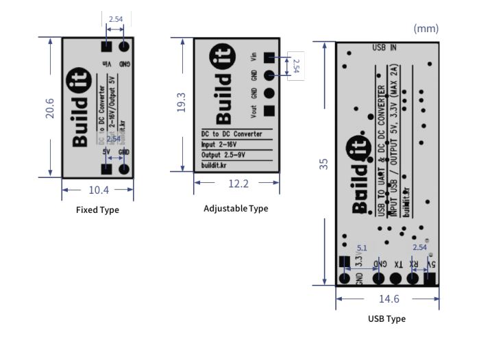 DC to DC Converter 5V [BCDDCF050] / 디바이스마트