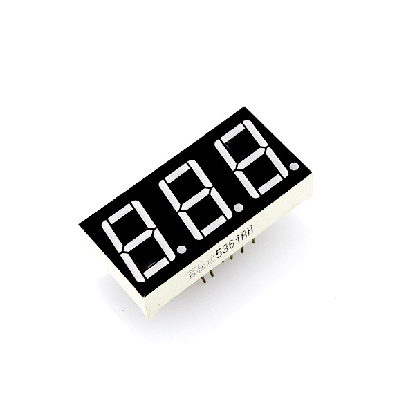 0.56인치 3 Digit LED 디스플레이 - 레드 (음극) [DDC05603C] / 디바이스마트