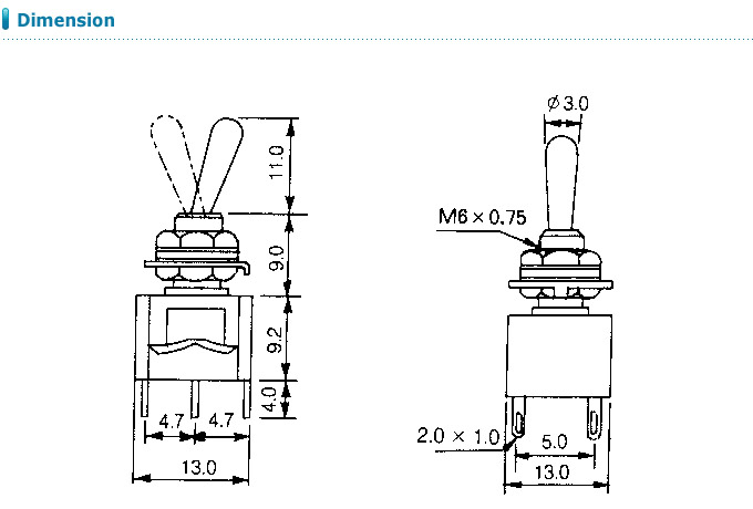 Toggle 3단6P WTS-6303S / 디바이스마트