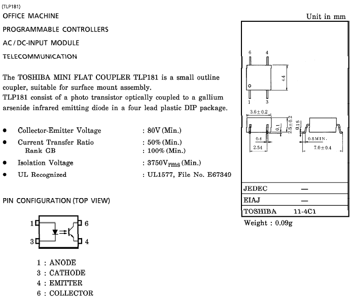 TLP181 / 디바이스마트