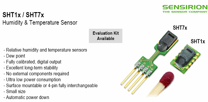 온습도센서(SHT71) / 디바이스마트