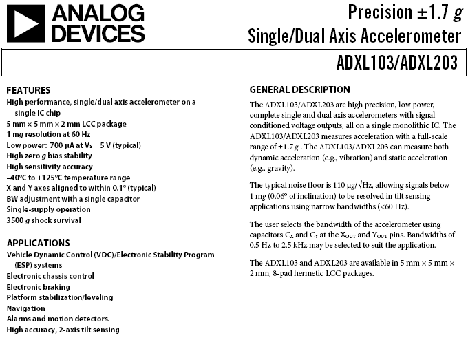 ADXL103CE / 디바이스마트