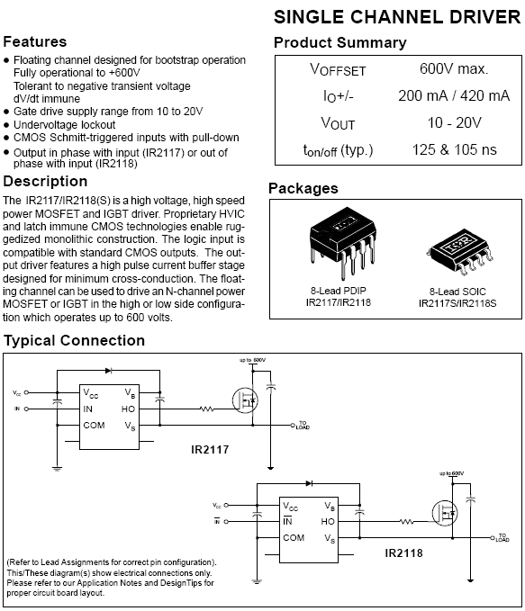 IR2117 / 디바이스마트