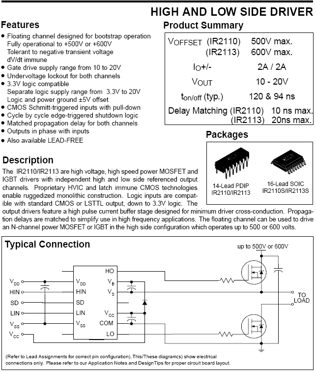 IR2113S / 디바이스마트