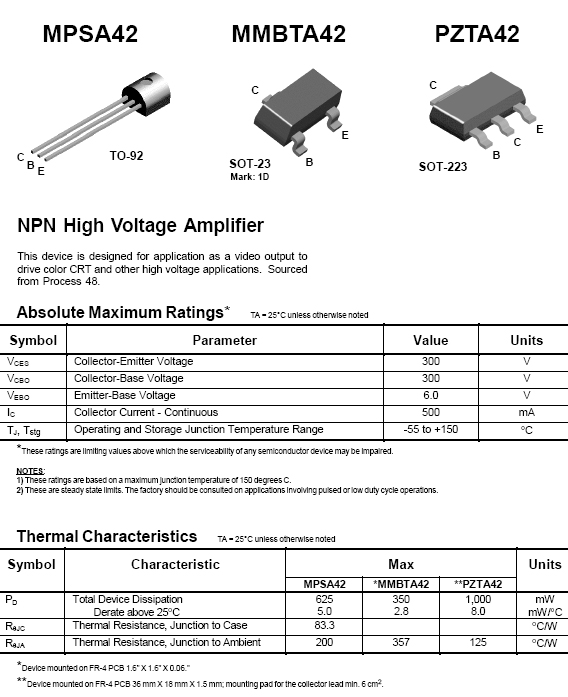 MPSA42 / 디바이스마트