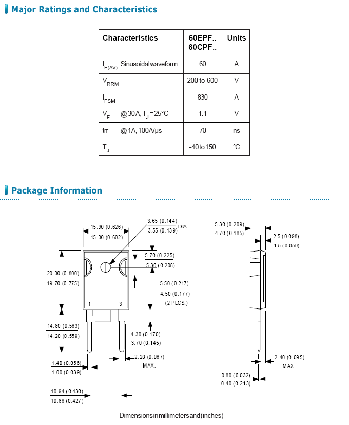 60EPF06PBF / 디바이스마트