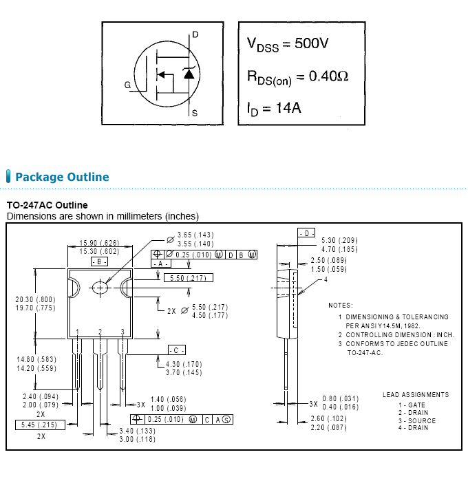 IRFP450 / 디바이스마트