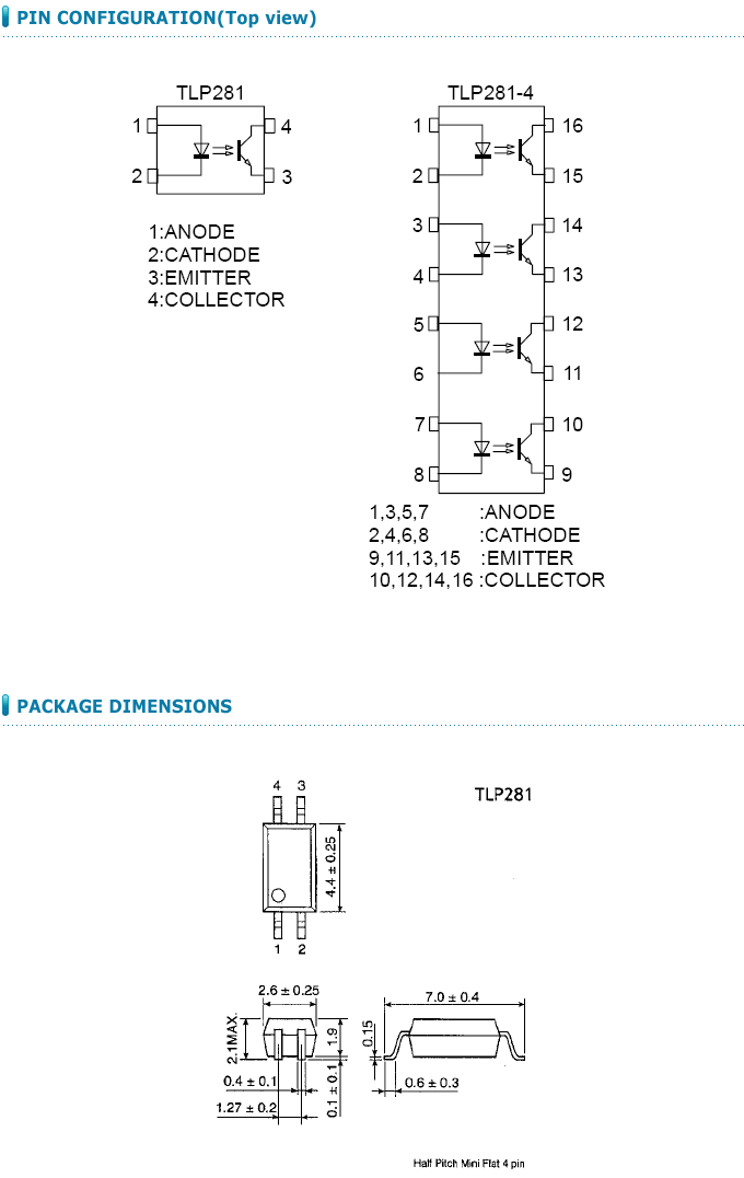 TLP281 / 디바이스마트