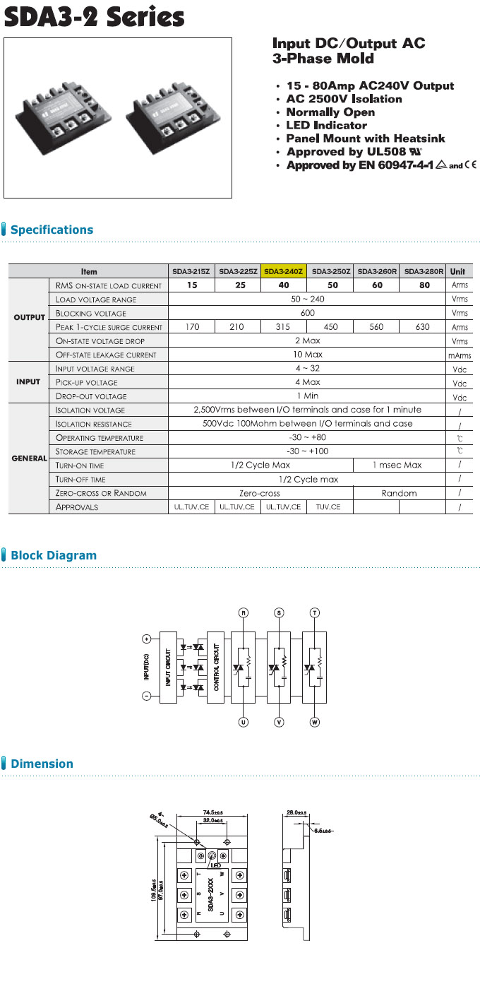 SDA3-240Z / 디바이스마트