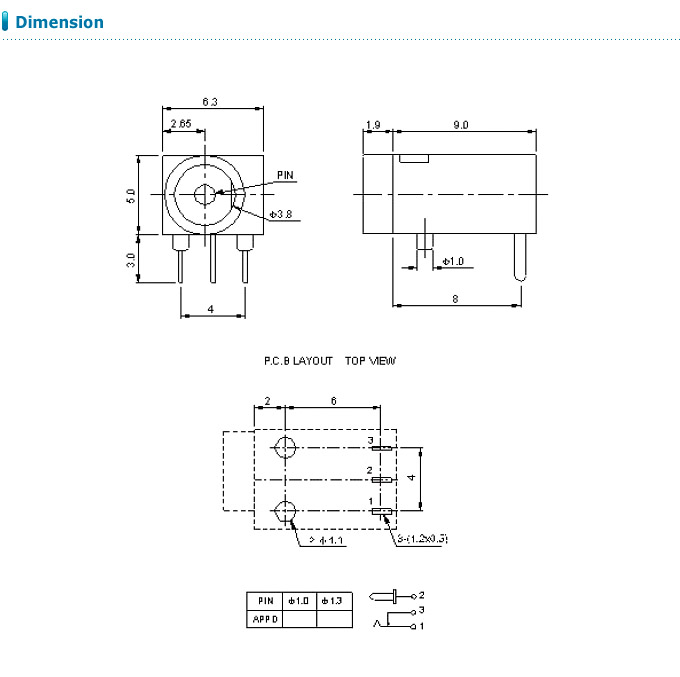 DC-003A (1.3파이) / 디바이스마트