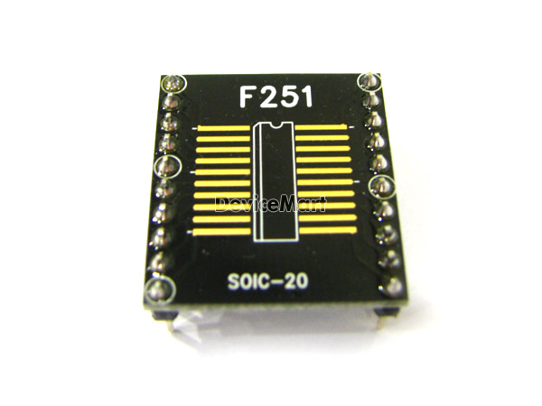 [FA 251] SOIC 20 - 1.27 변환기판 – 완제품 / 디바이스마트